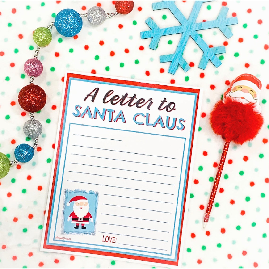 Dear Santa Letter - Etsy