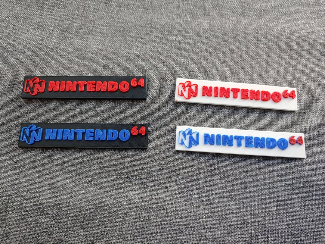 Nintendo 64 Shelf Logo (N64) - Etsy