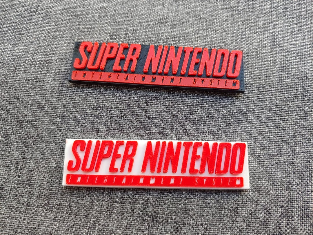 Super Nintendo Shelf Logo (SNES) - Etsy