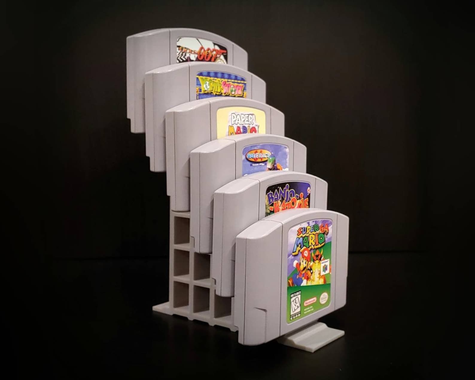 4-pack of Retro Game Stands display 24 Games - Etsy