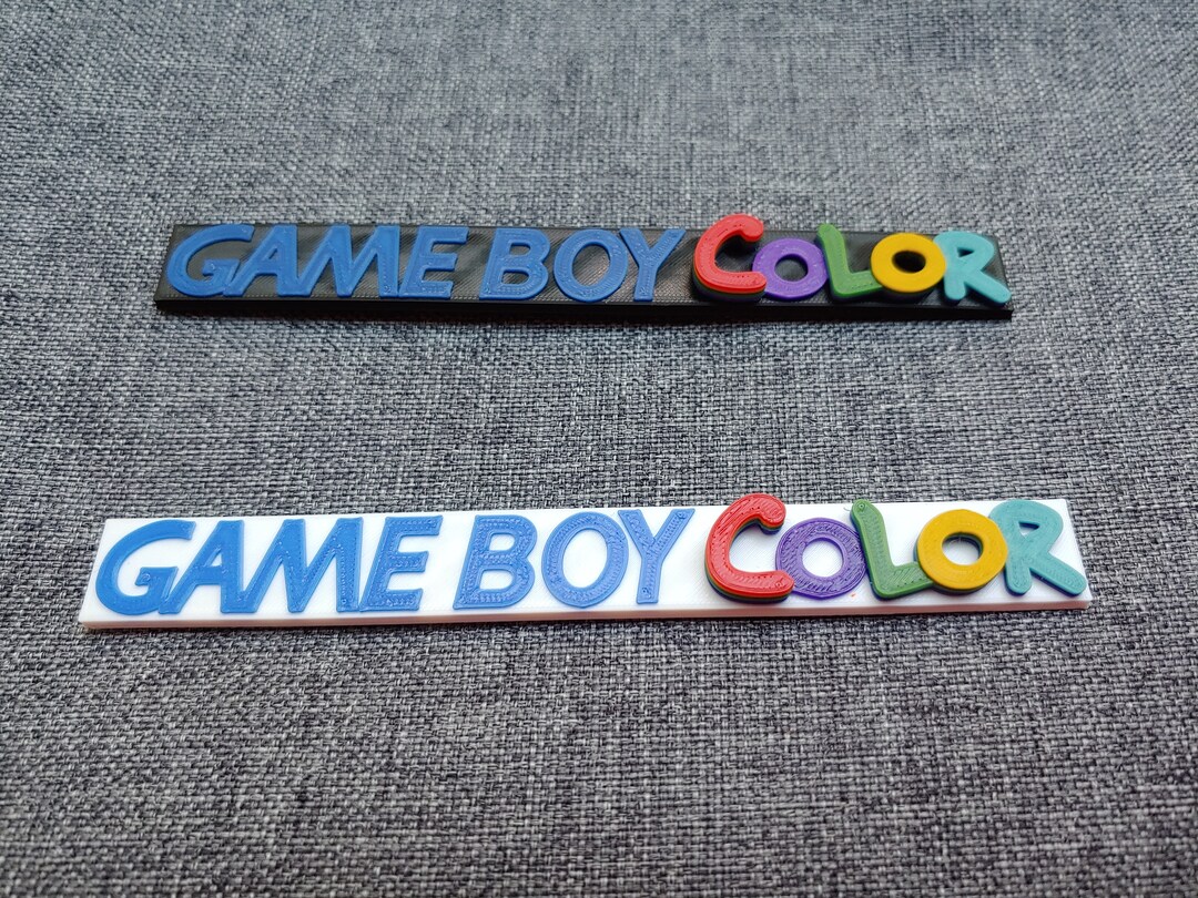 Game Boy Color Shelf Logo - Etsy