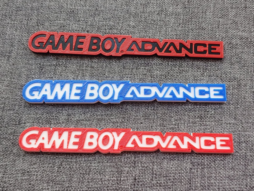 Game Boy Advance Shelf Logo GBA - Etsy