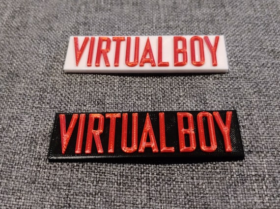Virtual Boy Logo Virtual Boy Soft Enamel Pin LIMITED EDITION