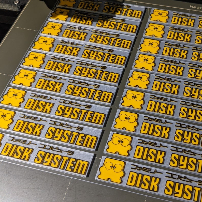 Famicom Disk System Shelf Logo - Etsy