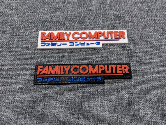 Famicom Shelf Logo nintendo Family Computer | Etsy UK