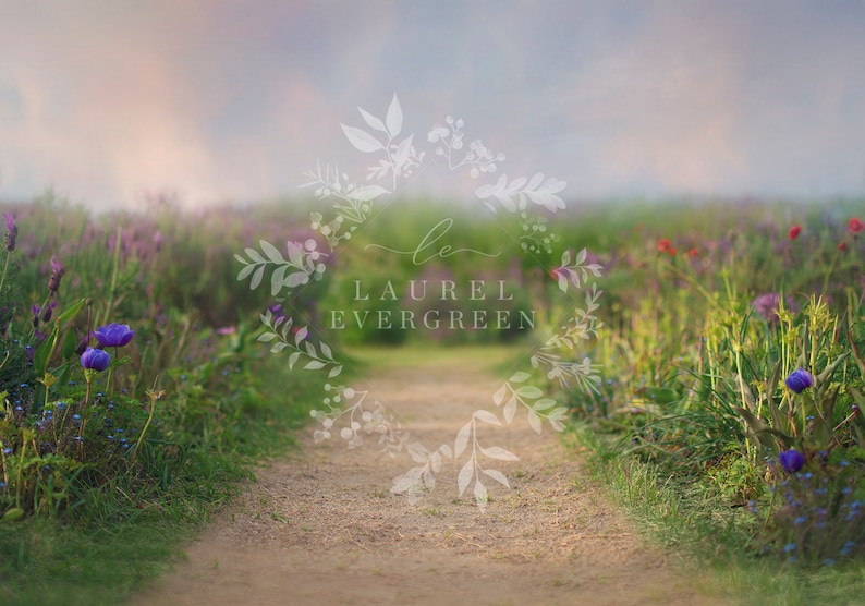 Digital Background, Summer Digital Backdrop, Dreamy Background ...