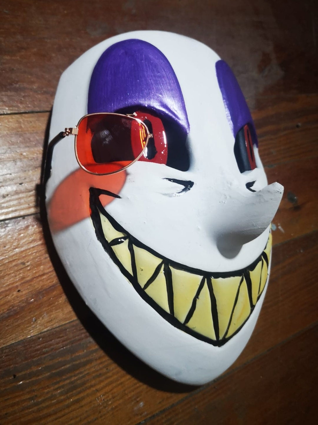 Alastor Mask, Microphone and Horns Cosplay Props Hazbin Hotel - Etsy
