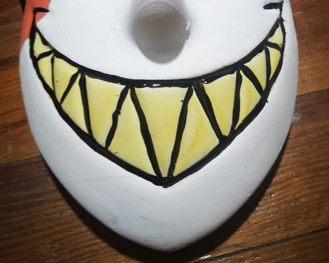Alastor Mask, Microphone and Horns Cosplay Props Hazbin Hotel - Etsy