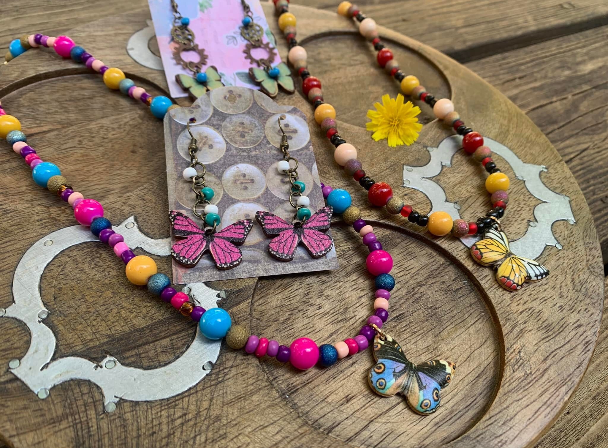 Customizable Butterfly Themed Jewelry Butterfly Necklace Custom Choker ...