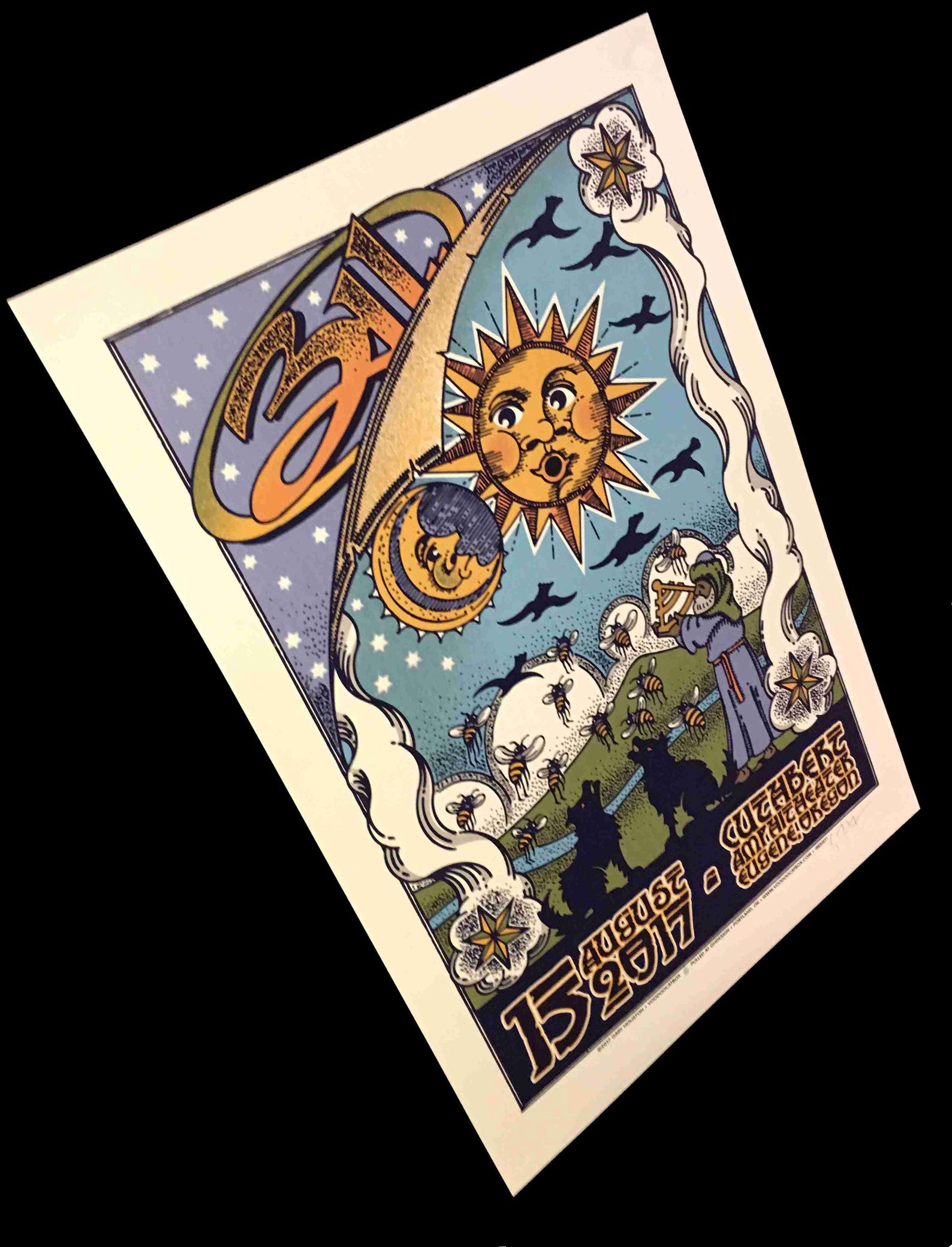 311 Original Concert Tour Poster Eugene OR 2017 Hand-signed Gary ...