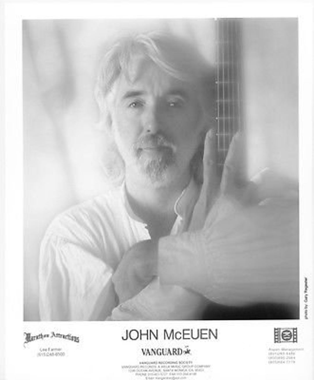JOHN Mceuen PHOTO Original 8 X 10 B&w Glossy Press Photo Nitty Gritty ...