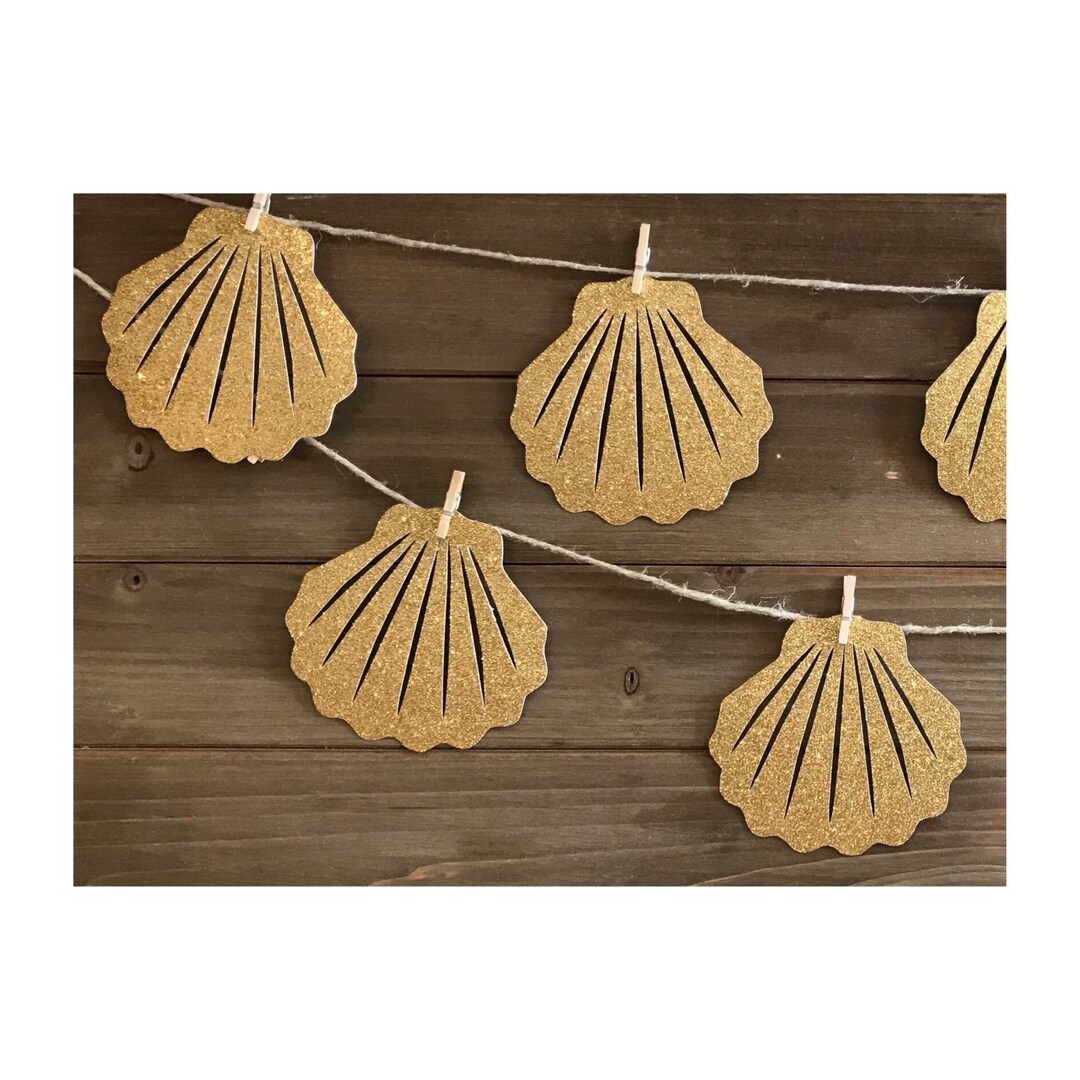 Sea Shell Banner / Under the Sea Banner - Etsy