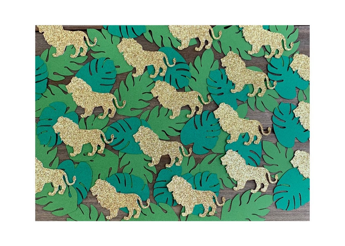 Safari Confetti 100CT / Jungle Confetti - Etsy Sweden