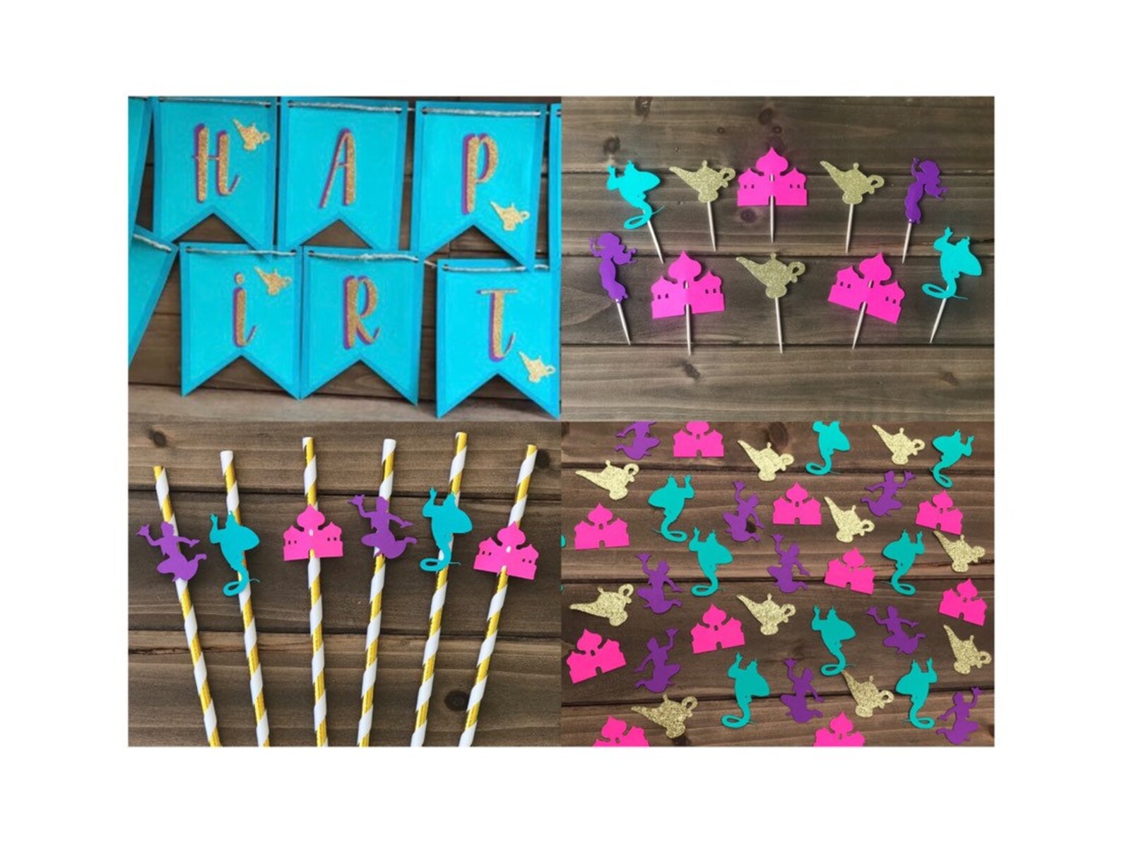 Jasmine and Aladdin Party Package - Etsy