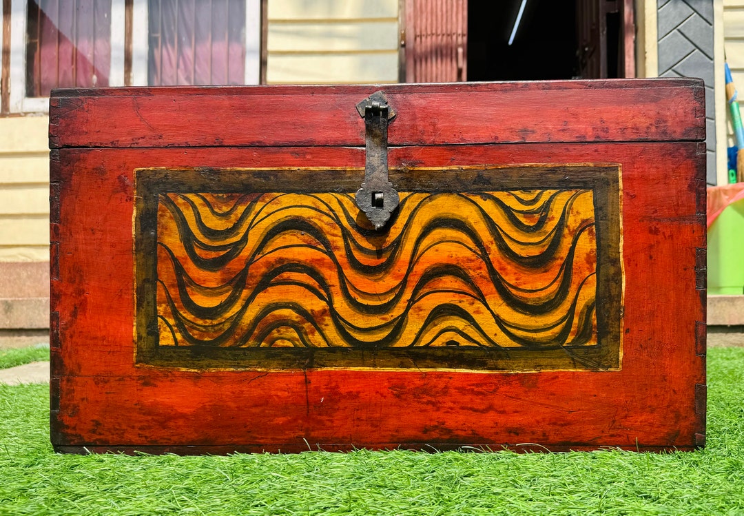 Antique Tiger Box - Etsy