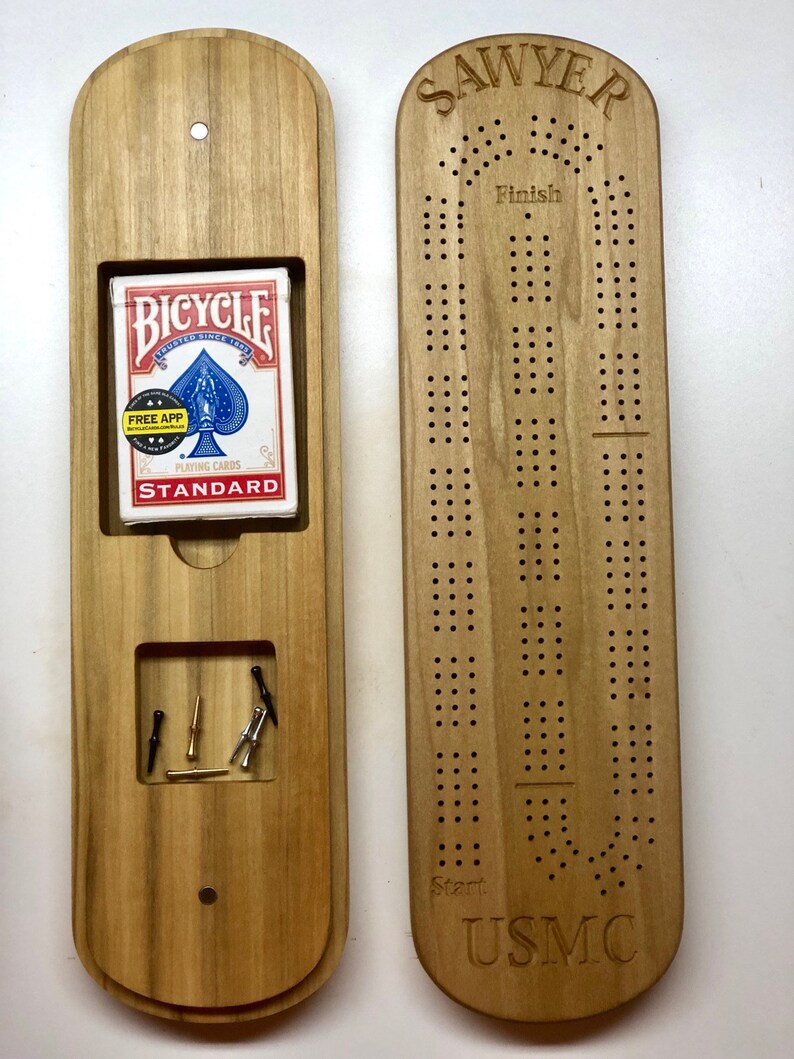 Personalized Cribbage Board, Customized - Etsy