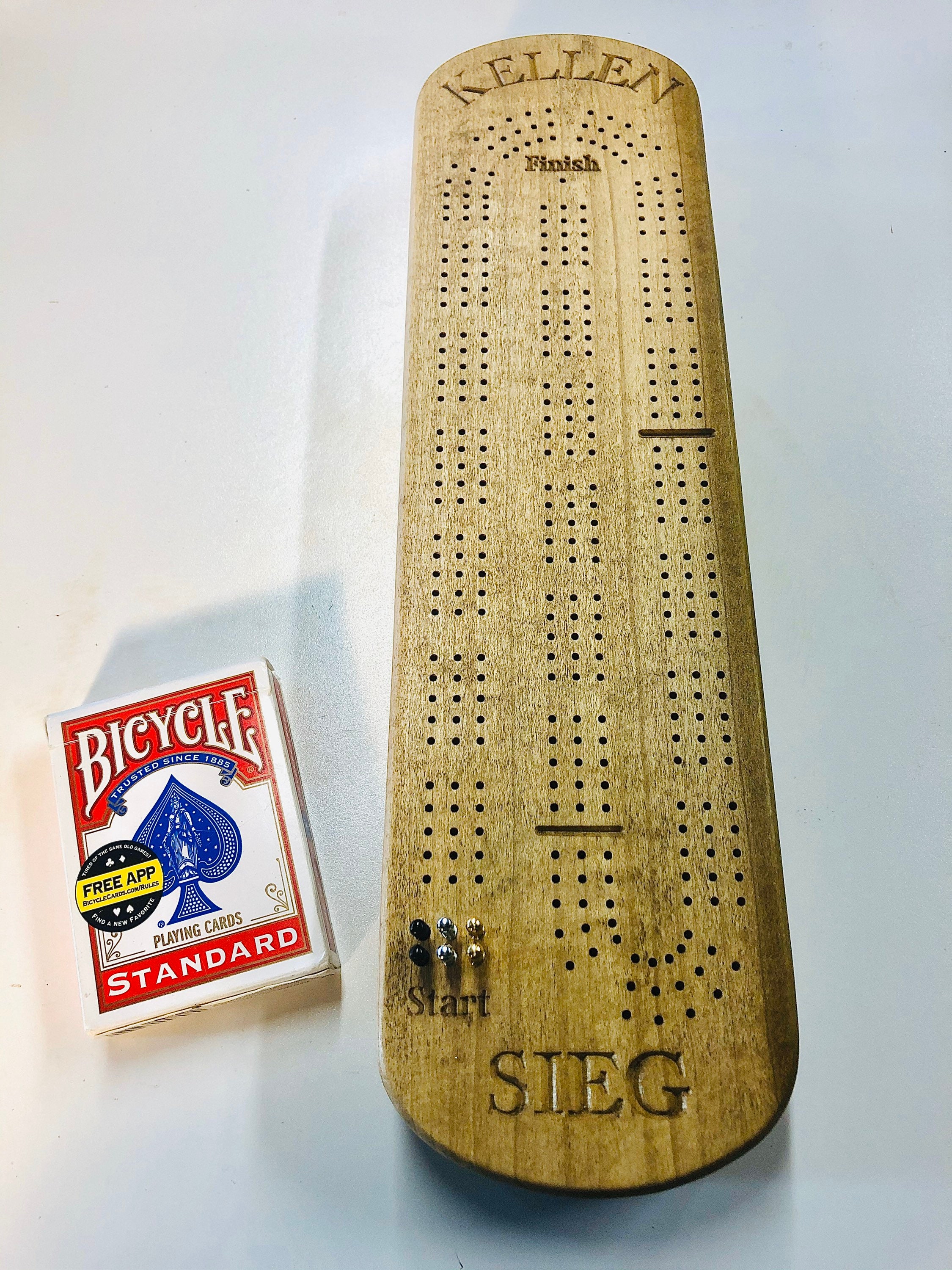 Personalized Cribbage Board, Customized - Etsy