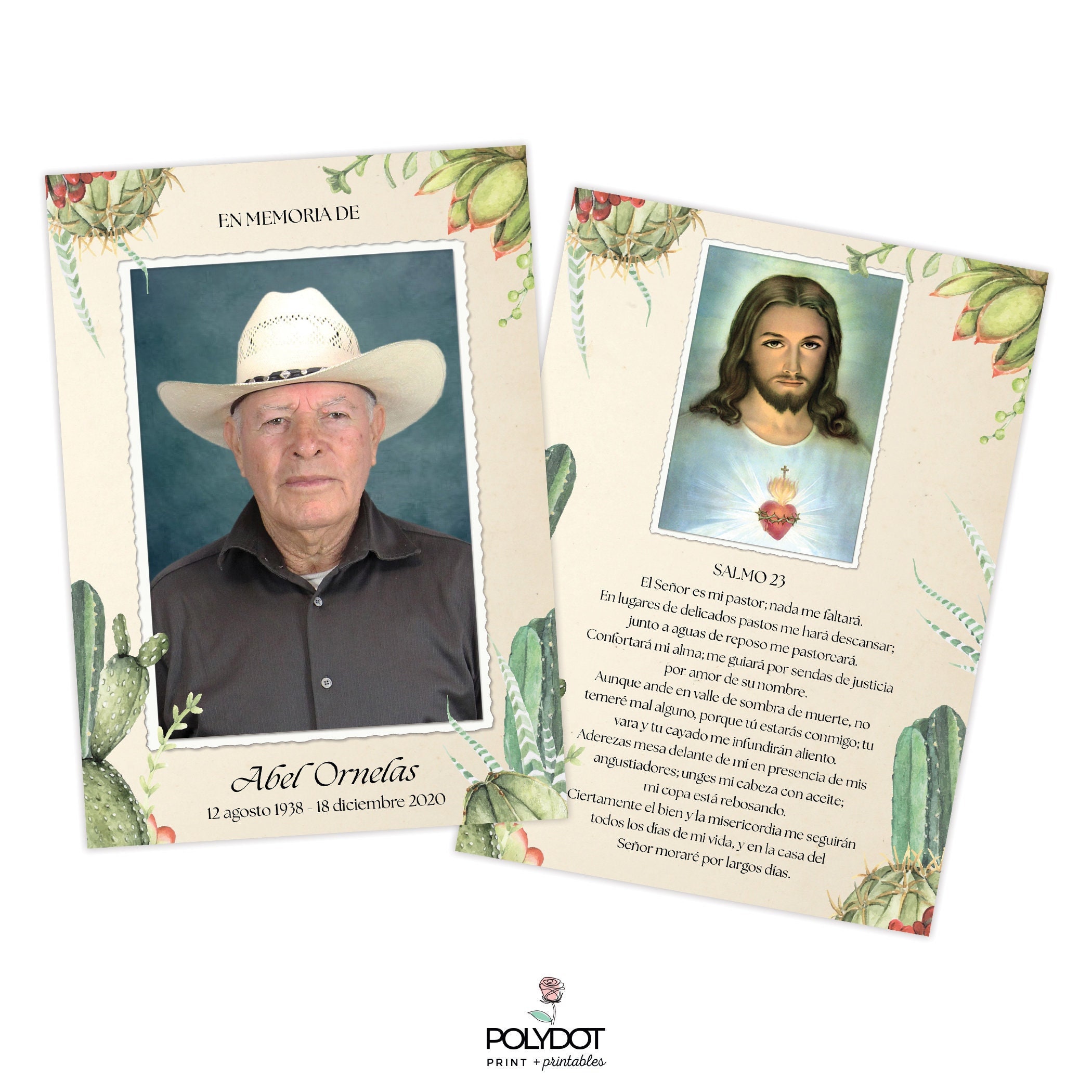 PRINTABLE | Mexican Hispanic Heritage Cowboy Cactus Succulent Masculine ...