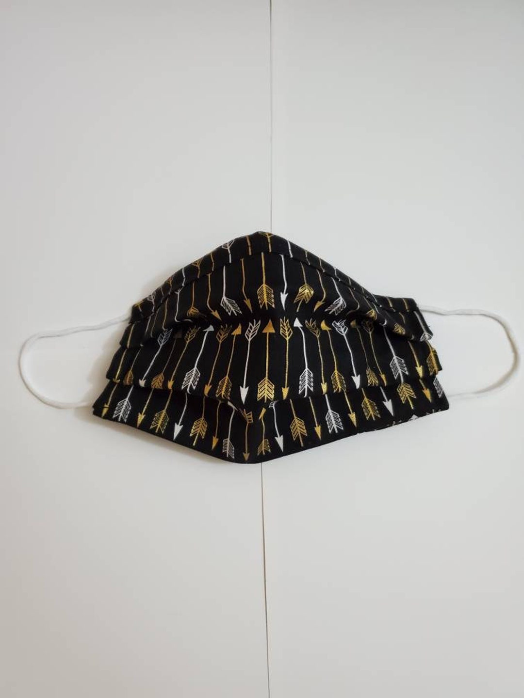 Black and Gold Arrows Cotton Reusable Face Mask - Etsy