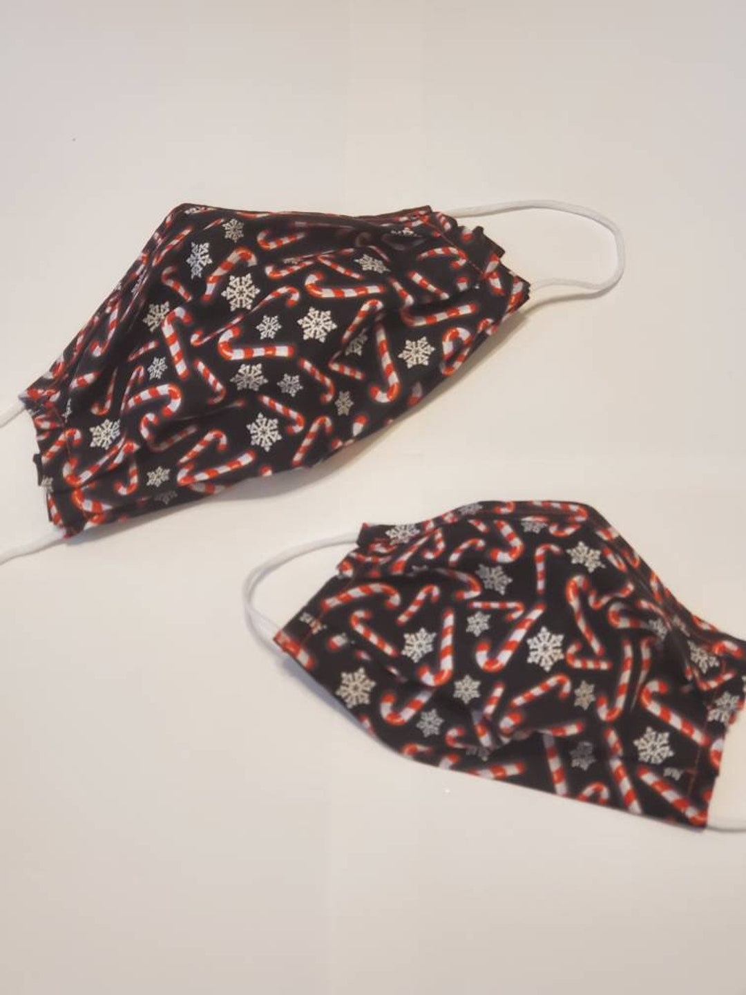 Candy Canes Christmas Cotton Reusable Face Mask - Etsy