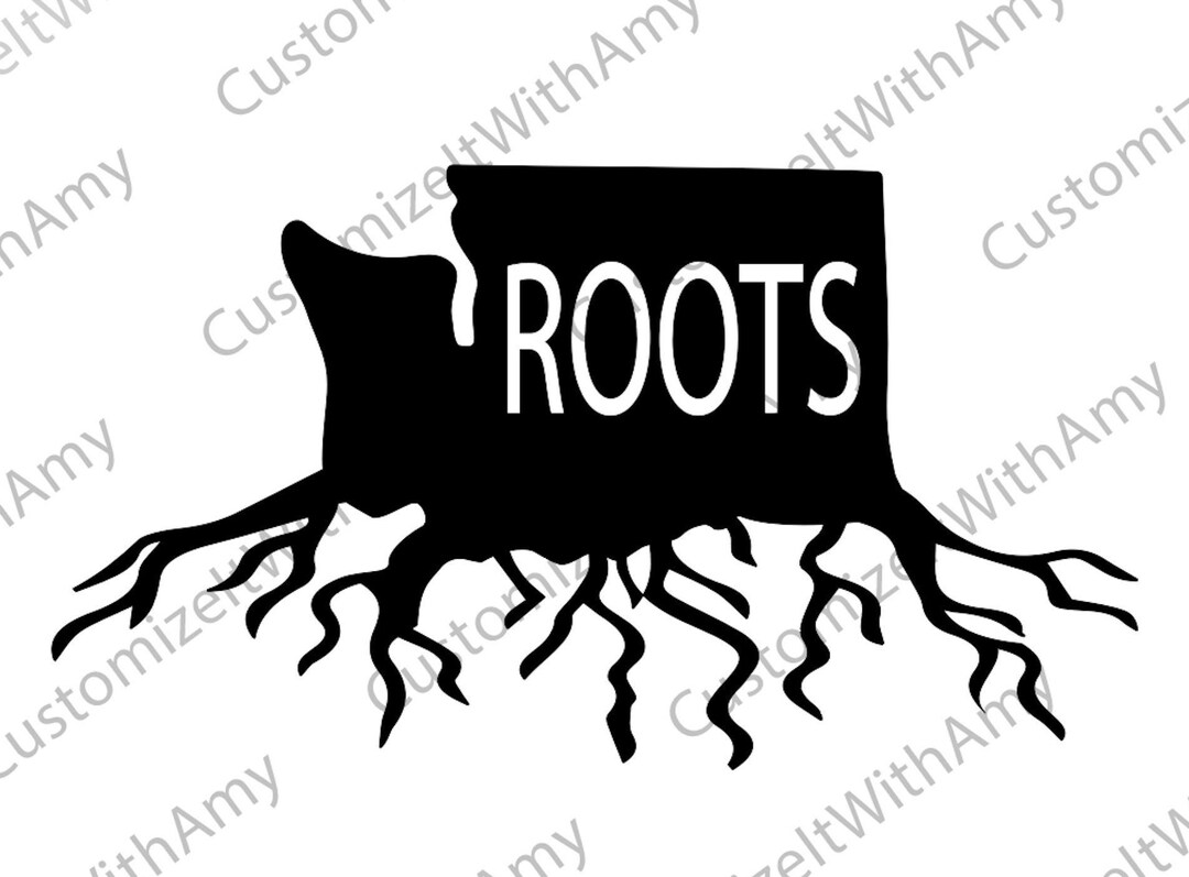 Washington Roots Digital Design Svg, Png, Jpeg, Pdf - Etsy