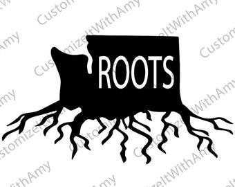 Virginia Roots Digital Design Svg Pdf Dxf and Png | Etsy