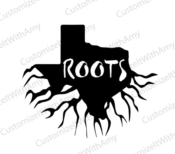 Texas Roots Digital Design: Svg Pdf Png and Dxf Included | Etsy