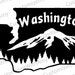 Washington State Svg Multi-layer Vector File - Etsy