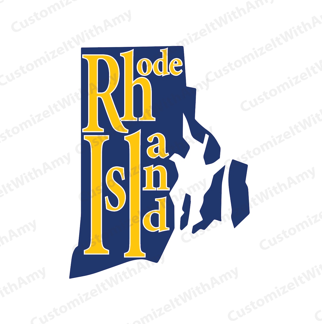 Rhode Island State Shape Digital Design: Svg, Png, Pdf, Dxf - Etsy UK