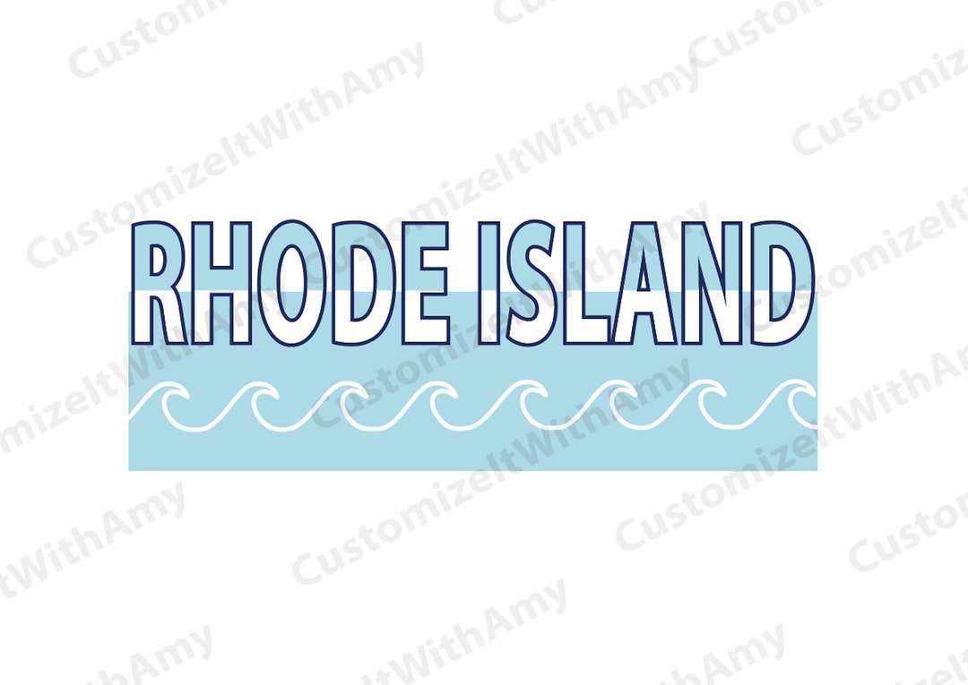 Rhode Island Digital Design. Great for Shirts, Mugs, and More: Svg, Png ...