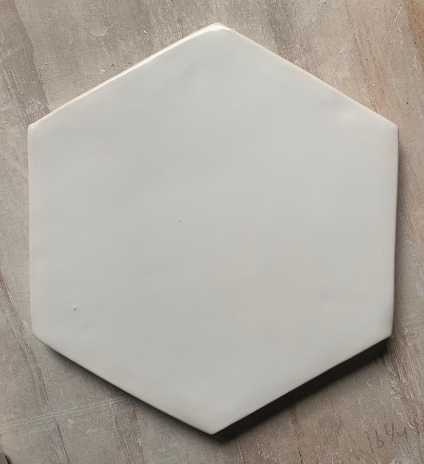 8 Inch Handmade Hexagon Ceramic Kitchen Backsplash Tile | Etsy