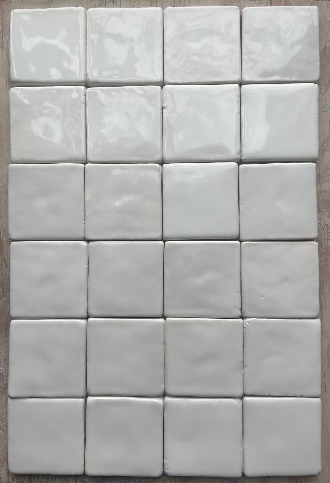 4x4 Handmade Handpainted Craftsman Ceramic Tile for Kitchen Backsplash ...