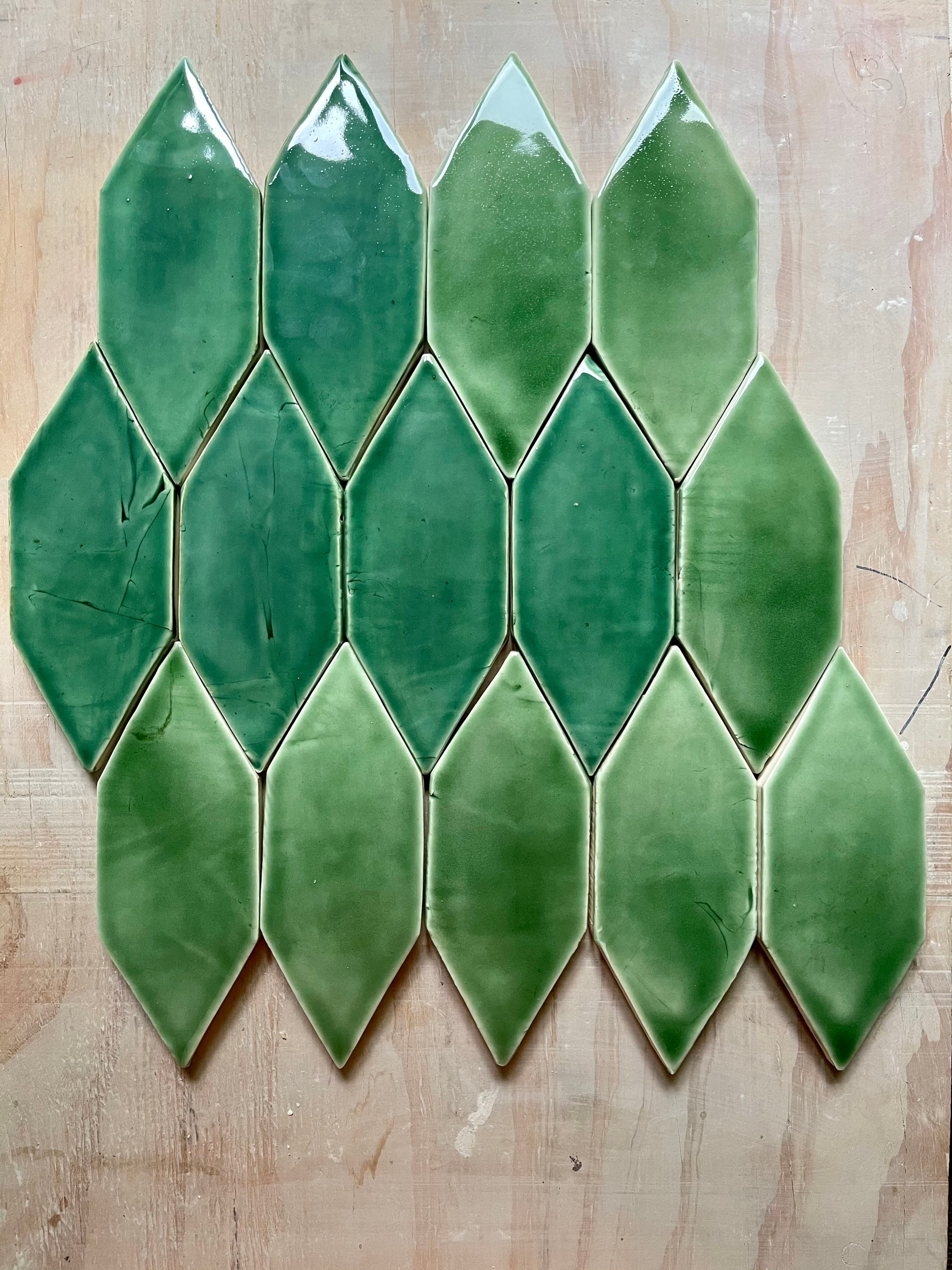 3x8 Handmade Geometric Ceramic Kitchen Backsplash Tile 1 SQ - Etsy