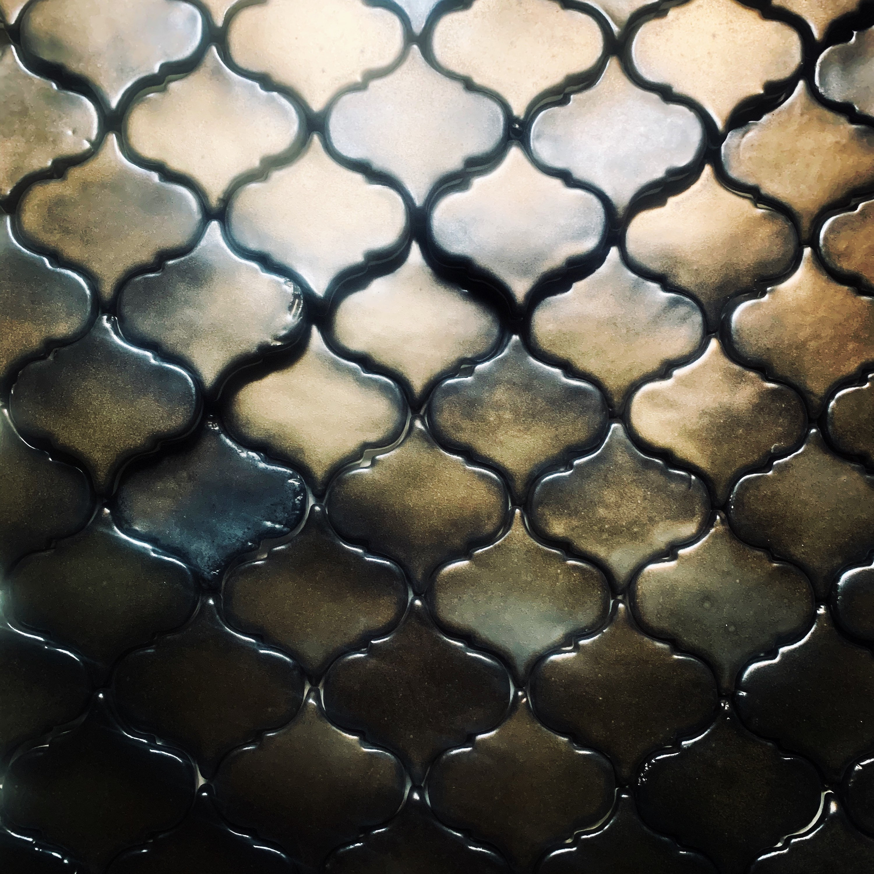 3x3 Handmade Ceramic Lantern Tile 1 SQ FT Arabesque - Etsy