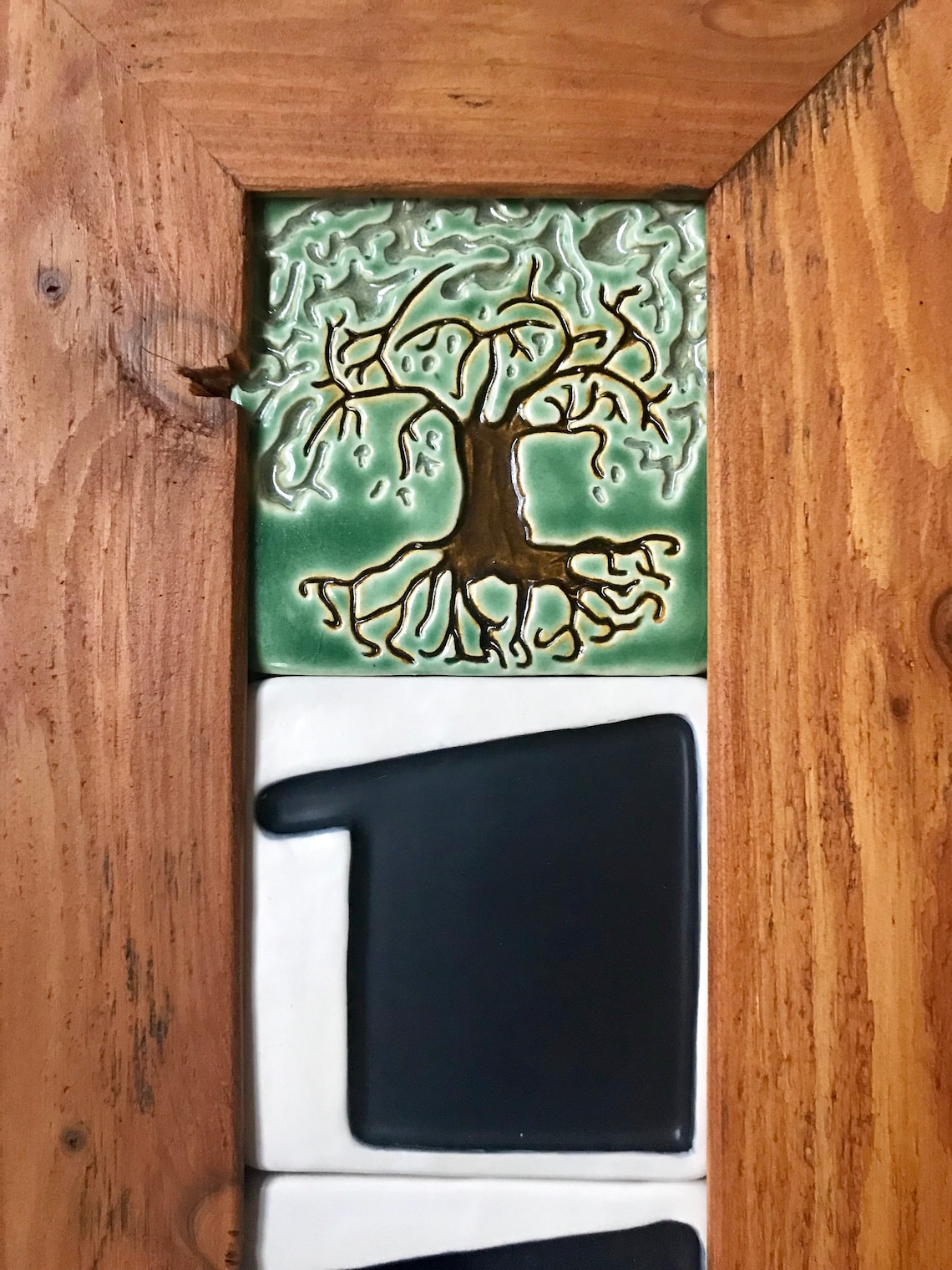 Ceramic Oak Tree 5x5 Art Tile, Wall Decor, Address, Outdoor, Nature Art ...