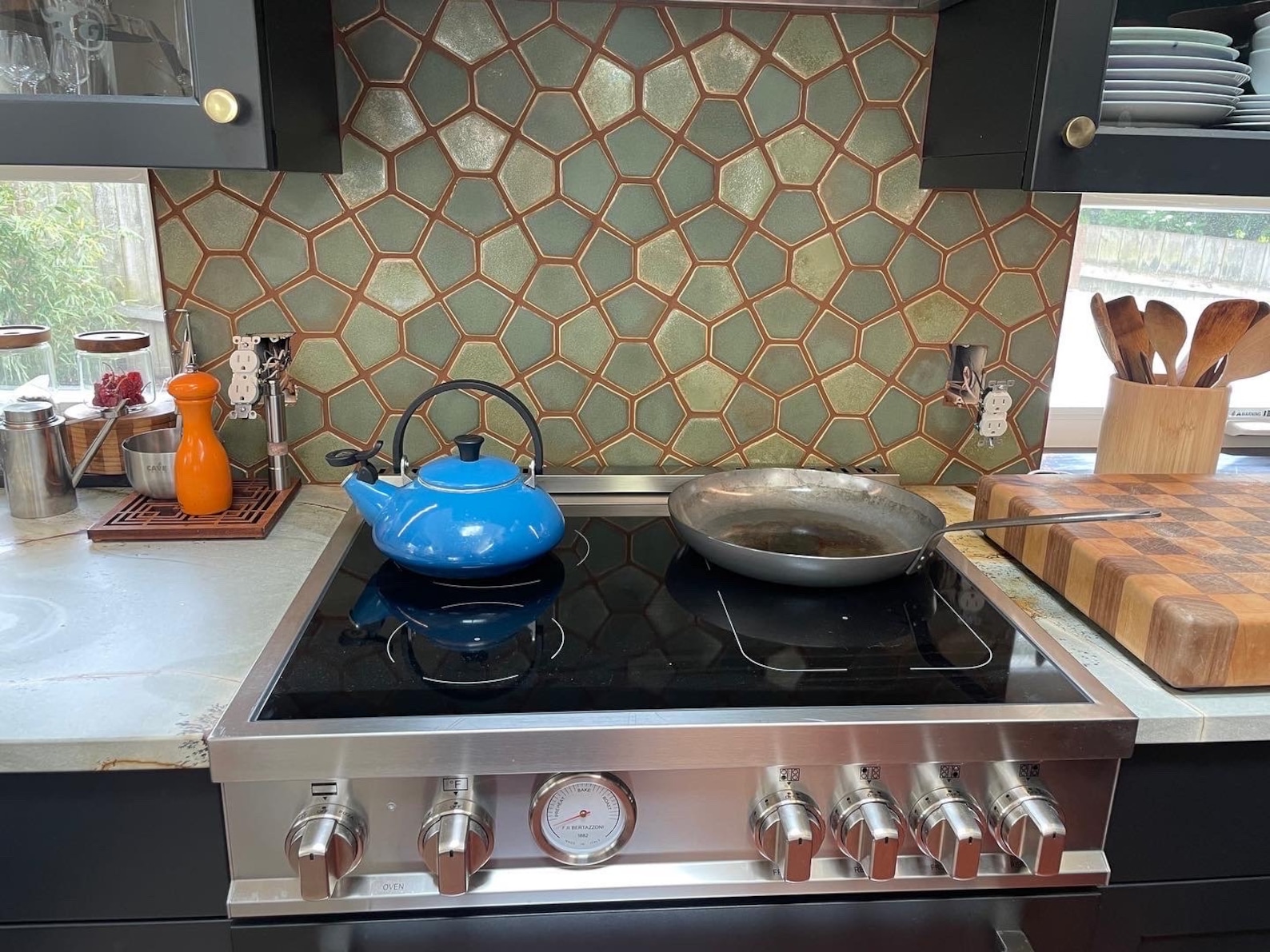 3x4 Handmade Geometric Ceramic Tile Kitchen Backsplash 1 SQ - Etsy