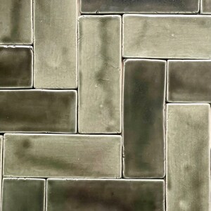3x8 Handmade Ceramic Tile Backsplash Field Tile, 1 SQ FT, Kitchen and ...