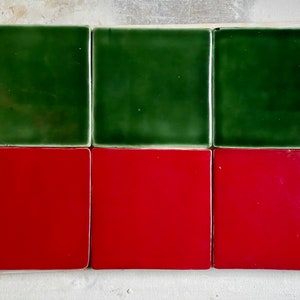6x6 Michigan Handmade Ceramic Craftsman Tile for Kitchen Backsplash ...