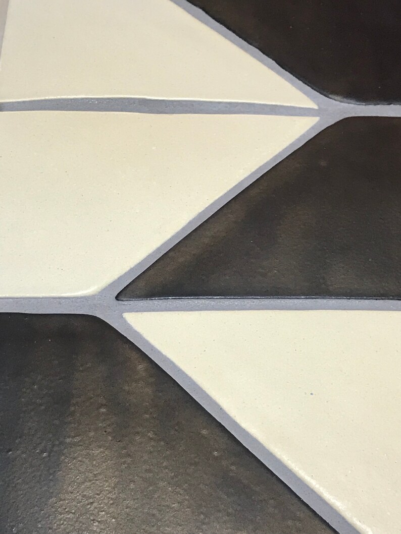 3x5 Handmade Trapezoid Ceramic Subway Tile Kitchen Backsplash, 1 SQ FT ...