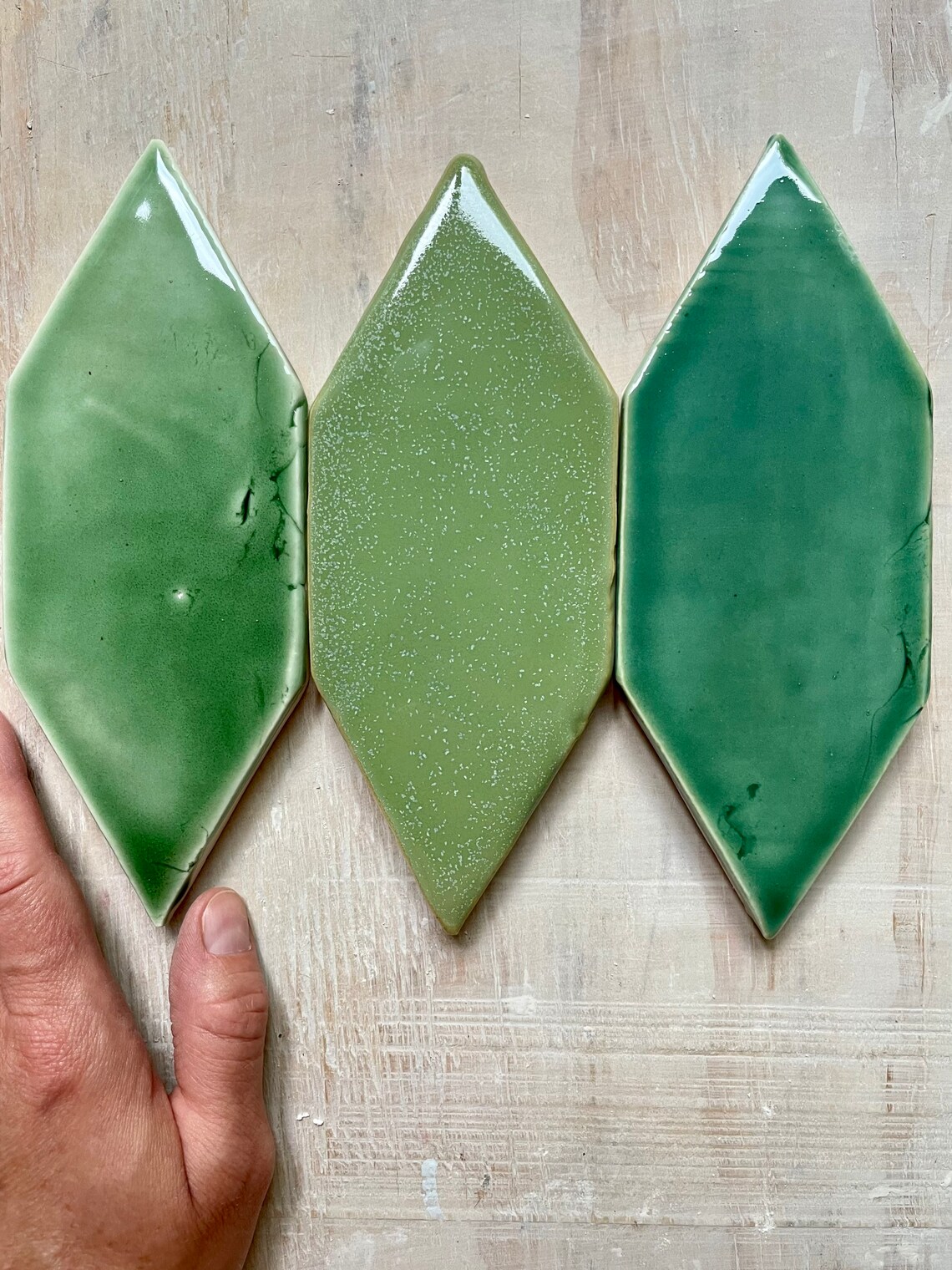 3x8 Handmade Geometric Ceramic Kitchen Backsplash Tile 1 SQ - Etsy