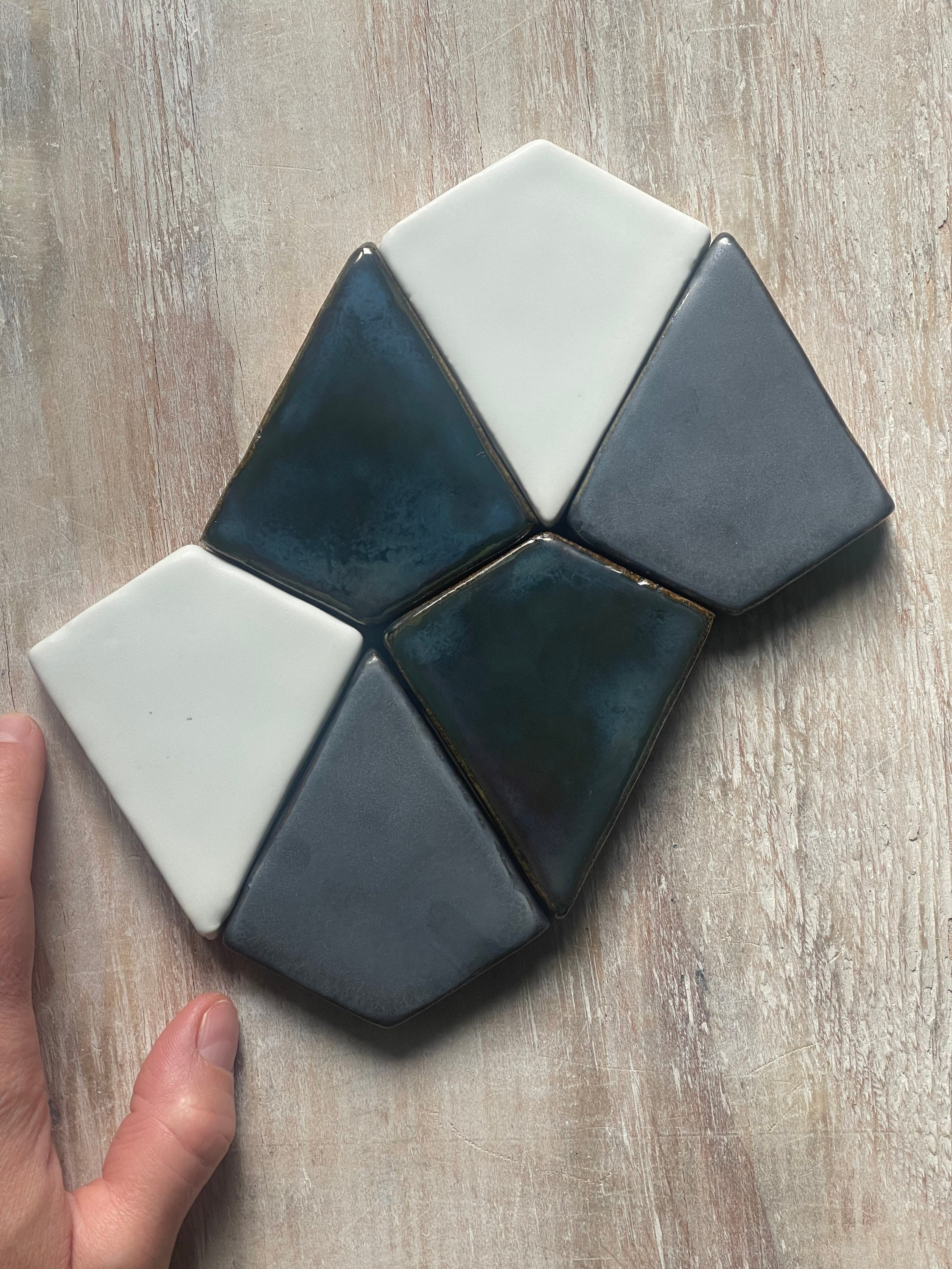 3x4 Geometric Kite Handmade Ceramic Tile Kitchen Backsplash 1 - Etsy UK