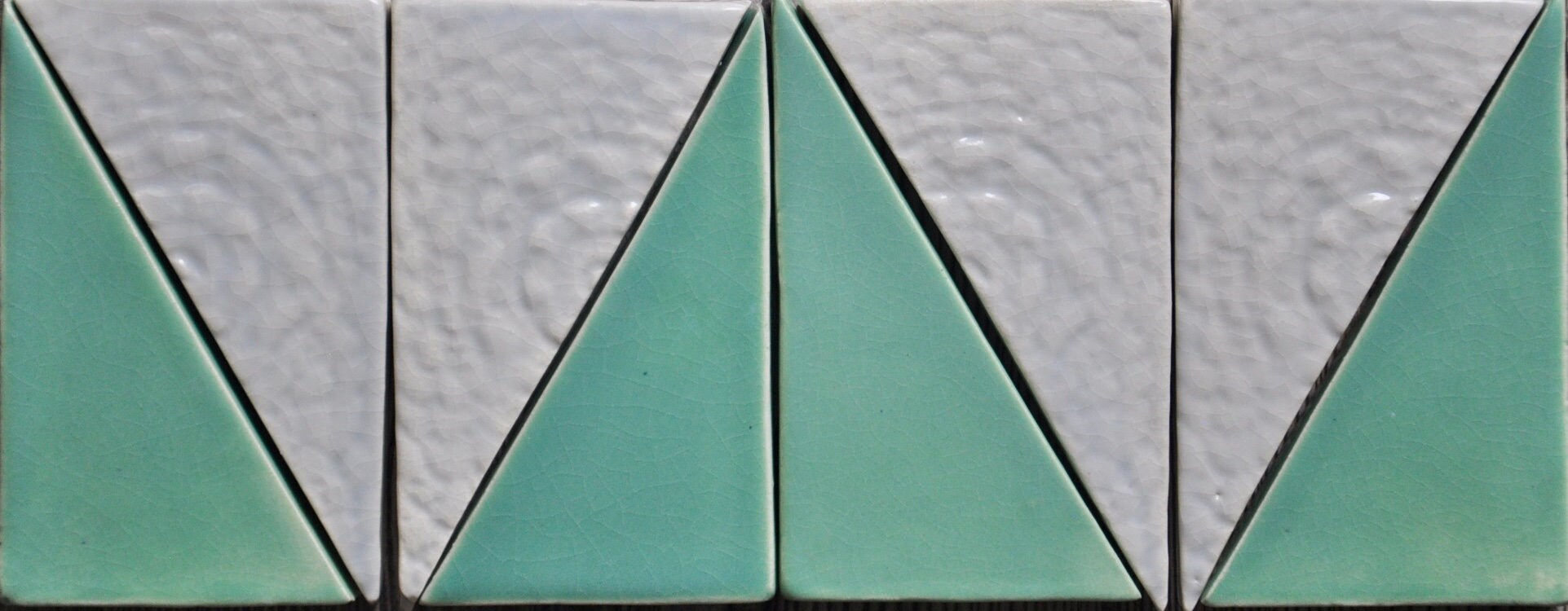 Textured Ceramic Tile 3x5 Triangle Moroccan, Backsplash, Art Tile ...