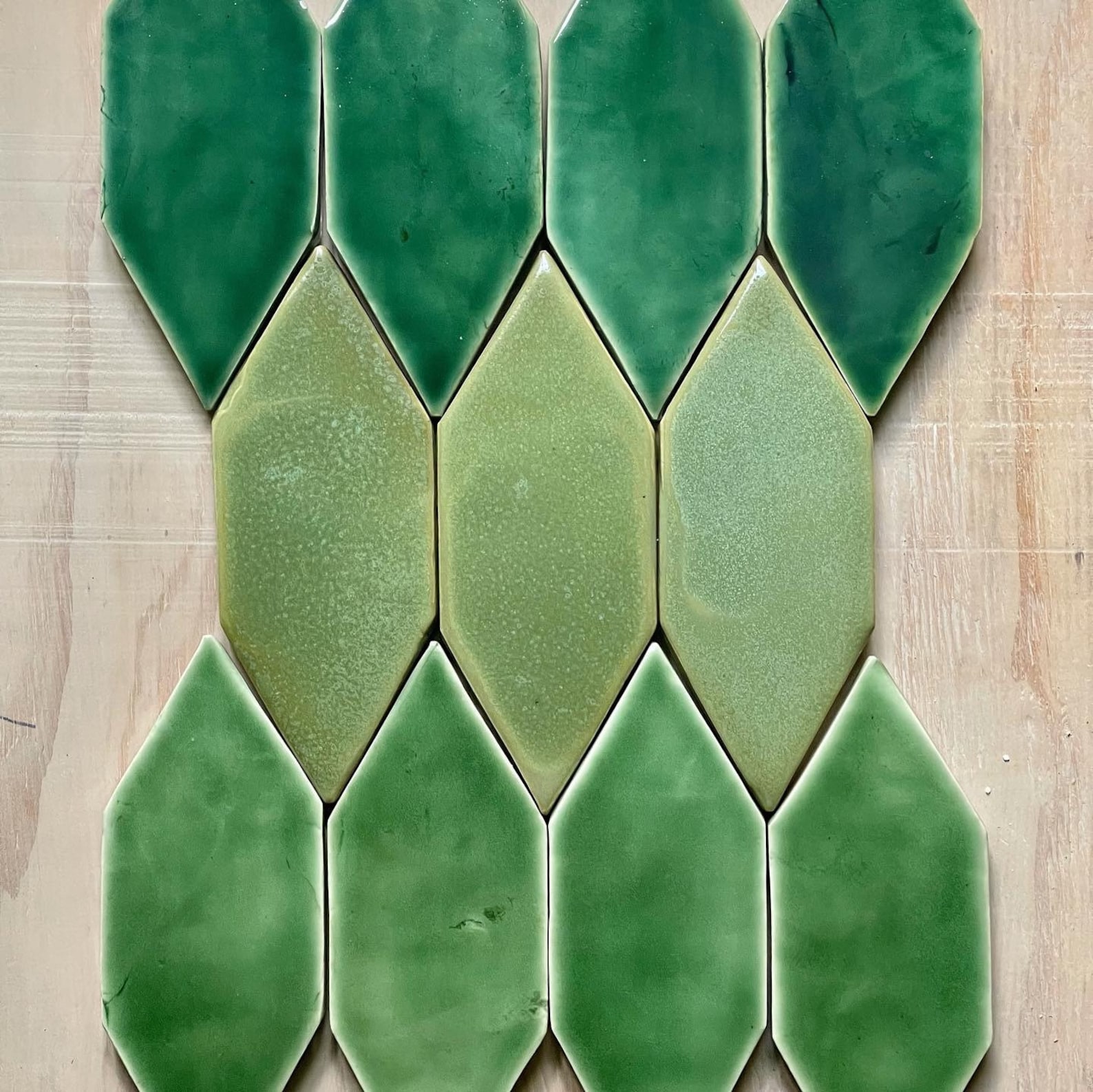 3x8 Handmade Geometric Ceramic Kitchen Backsplash Tile 1 SQ - Etsy