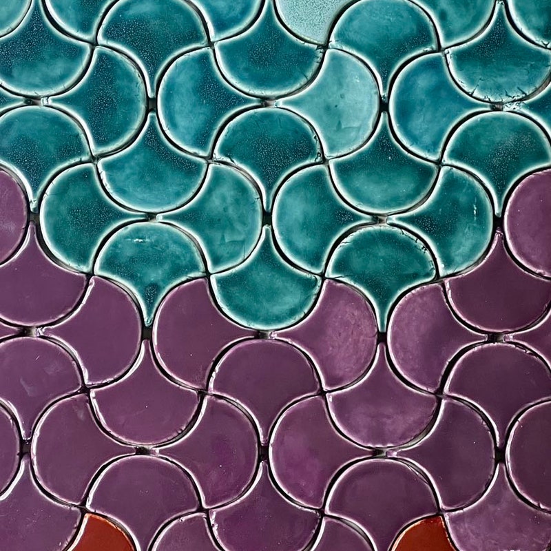 Scallop Tiles - Etsy