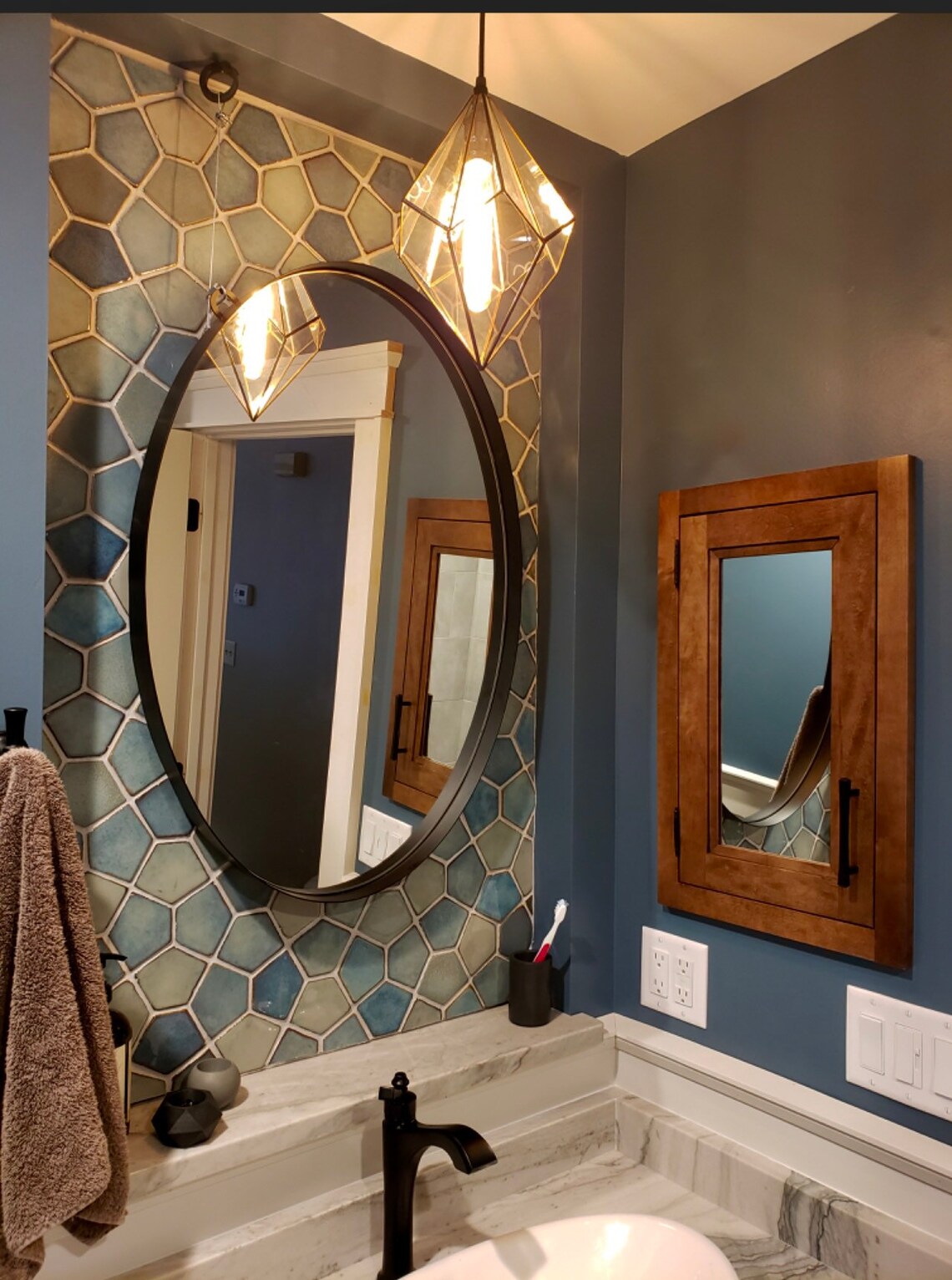 3x4 Handmade Geometric Ceramic Tile Kitchen Backsplash 1 SQ - Etsy