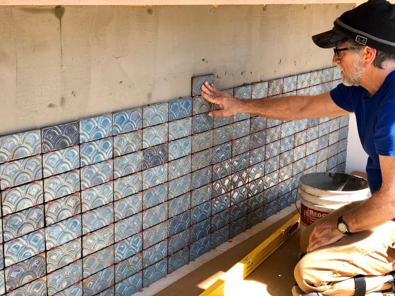 3x6 Handmade Ceramic Subway Tile Kitchen Backsplash 1 SQ FT | Etsy