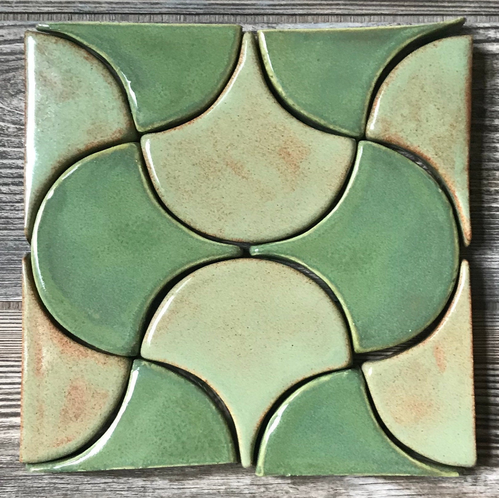 3x3 Handmade Ceramic Tile Kitchen Backsplash 1 SQ FT | Etsy