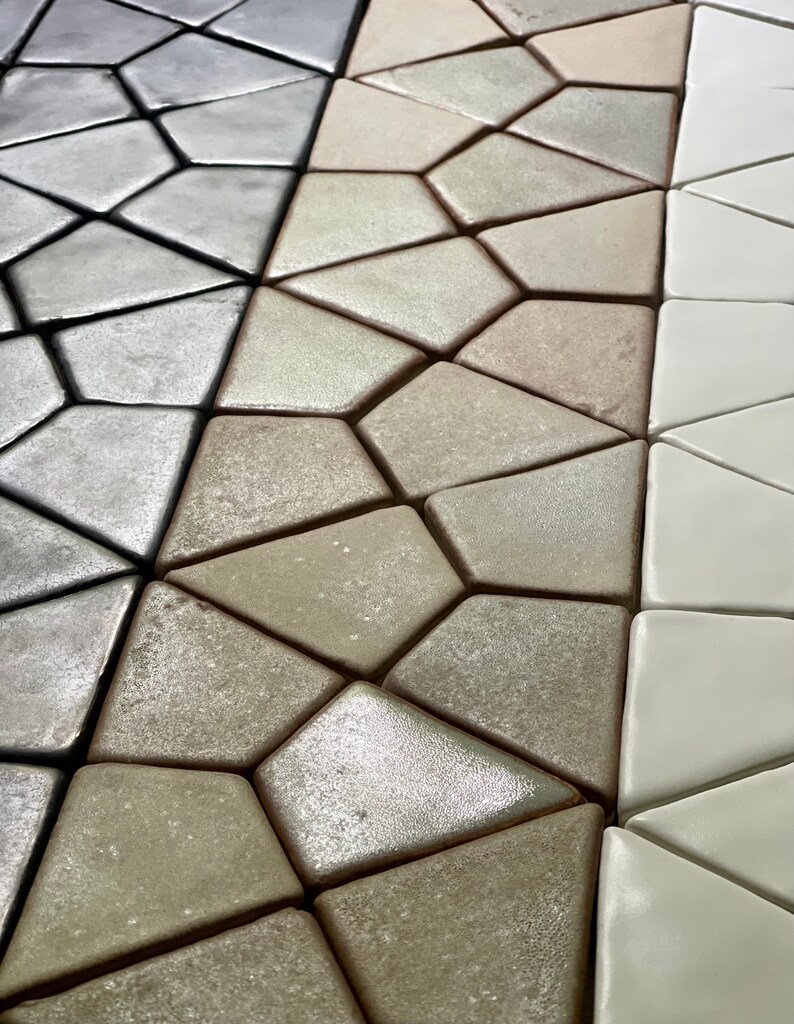 3x4 Geometric Kite Handmade Ceramic Tile Kitchen Backsplash 1 - Etsy UK