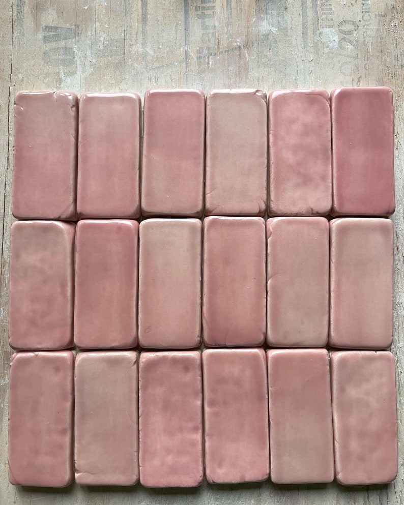 2x4 Handmade Handpainted Ceramic Tile for Home Installation | Etsy