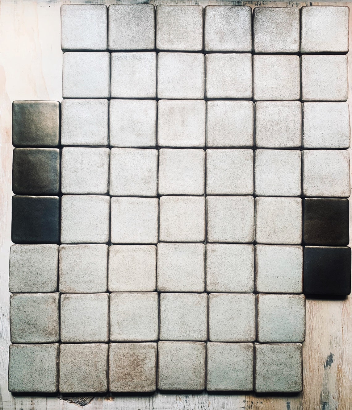 3x3 Handmade Ceramic Tile Backsplash, Bathroom or Kitchen Tile, 1 SQ FT ...